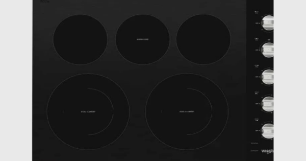 Cooktop 30 Pulgadas Eléctrico Whirlpool WCE77US0HS Dual